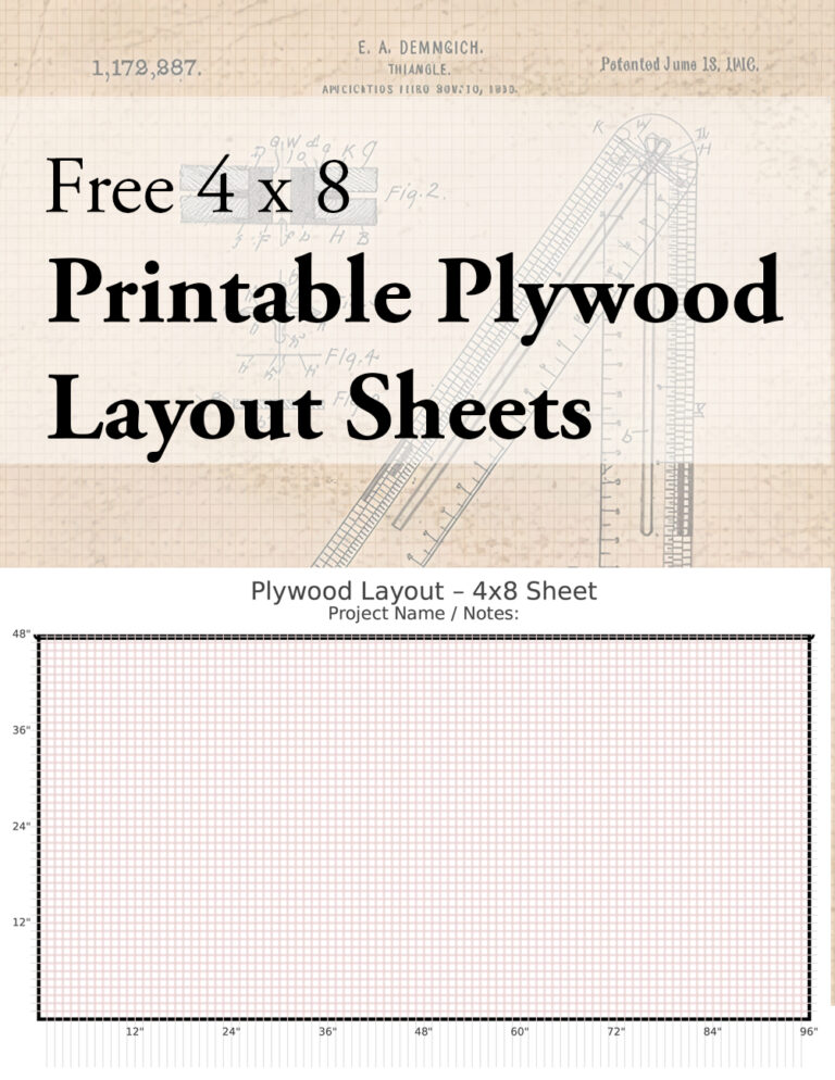 Free DIY and Woodworking Printables - Pebbles and Thorns Woodworking